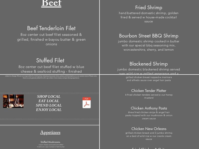 Anthony's, West Point - Menu, Reviews (209), Photos (39) - Restaurantji