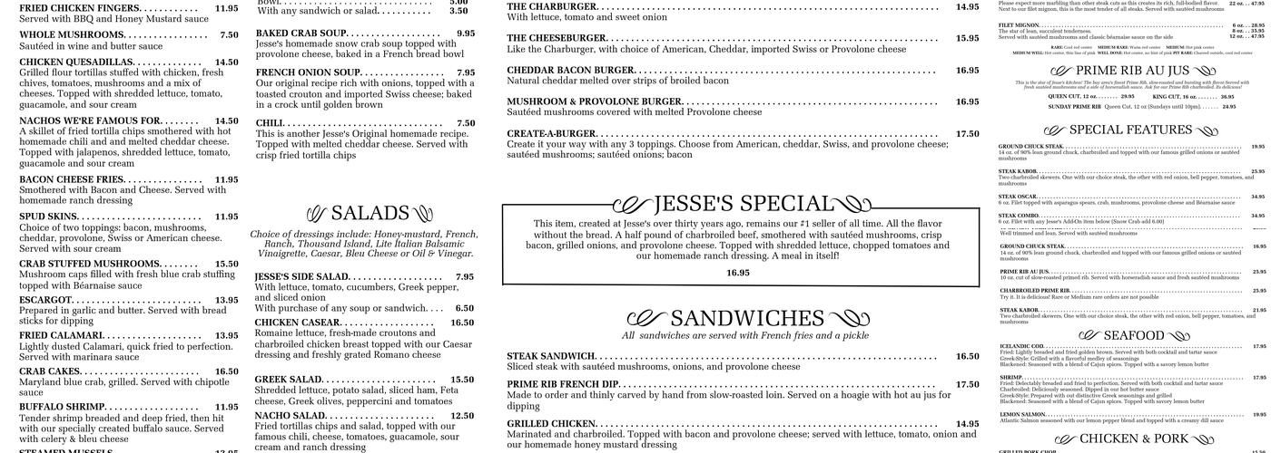 Jesse's Steak and Seafood, Brandon - Menu, Reviews (736), Photos (74 ...