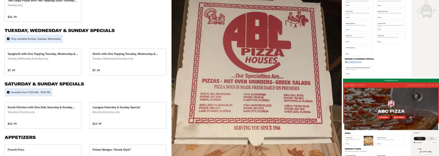ABC Pizza House, Dade City - Menu, Reviews (292), Photos (61 ...