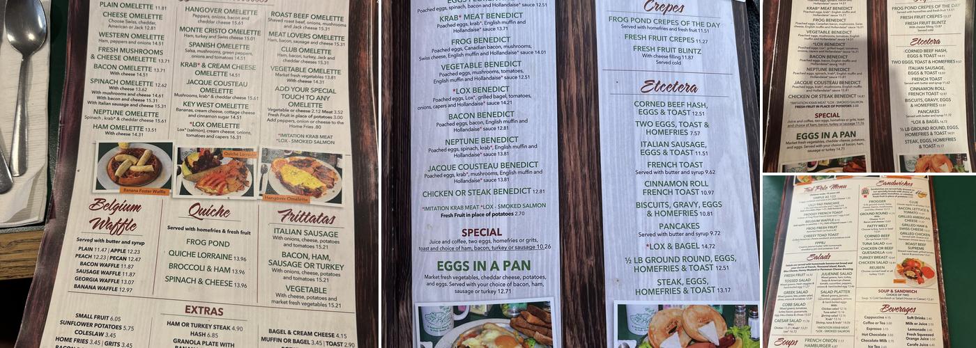 Frog Pond, Saint Pete Beach - Menu, Reviews (462), Photos (57 ...