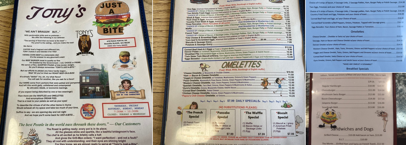 Monte's Just A Bite, Blaine - Menu, Reviews (203), Photos (49 ...