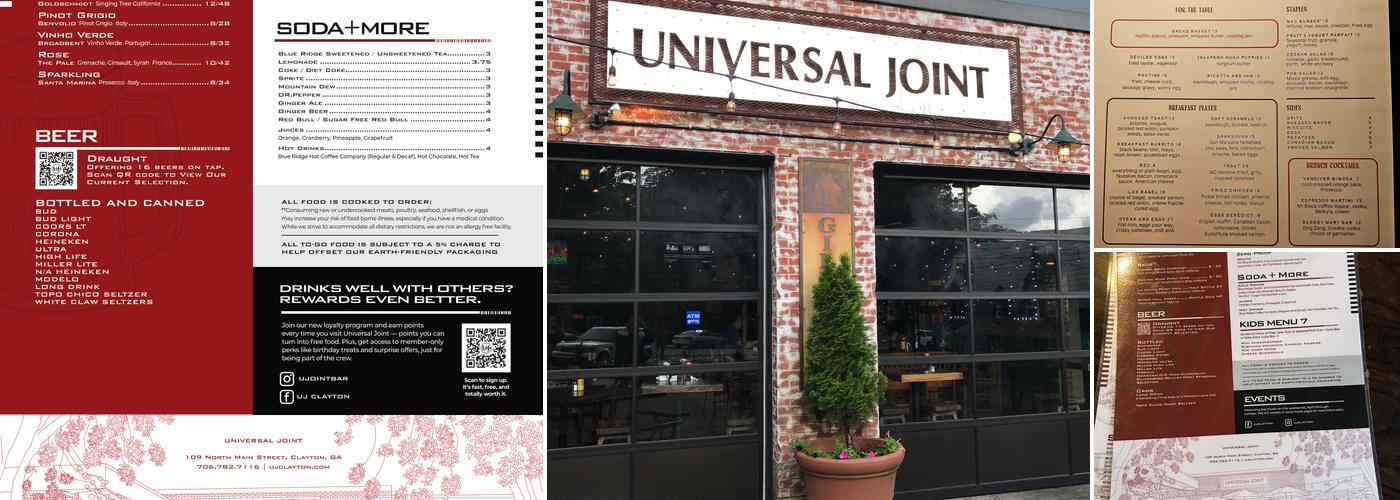 Universal Joint, Clayton - Menu, Reviews (491), Photos (56) - Restaurantji