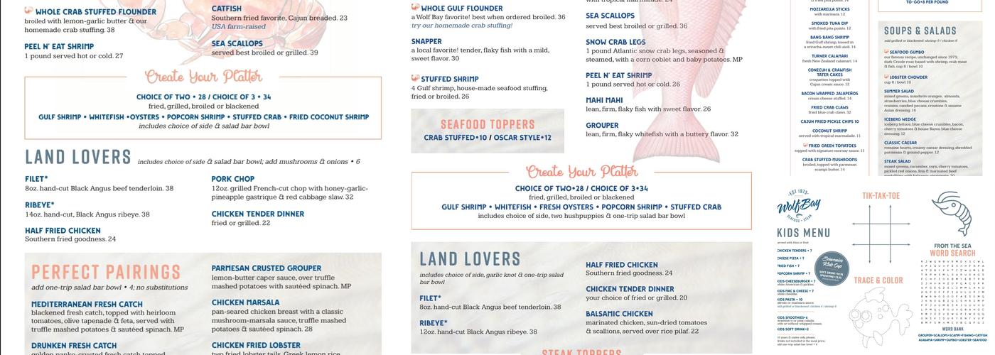 Wolf Bay Restaurant at Foley, Foley - Menu, Reviews (641), Photos (92 ...