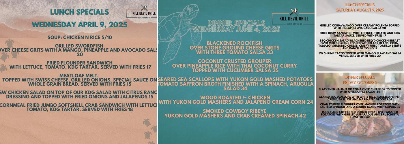 The Kill Devil Grill, Kill Devil Hills - Menu, Reviews (925), Photos ...