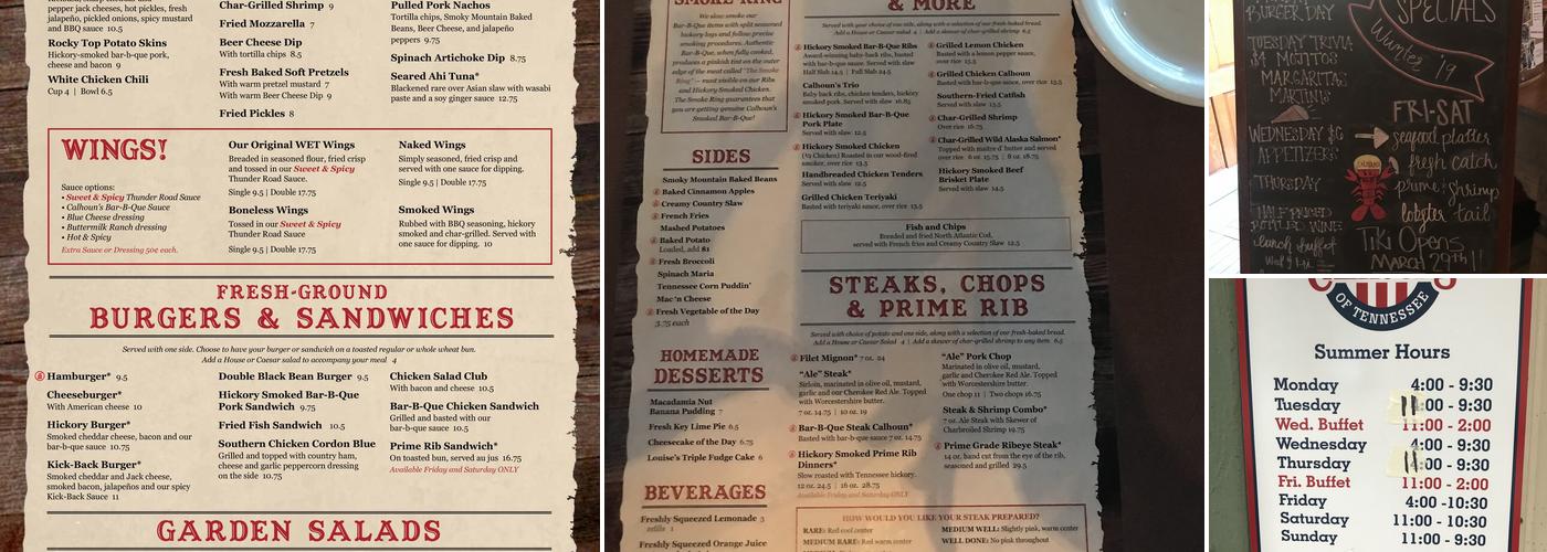 Calhoun's, Lenoir City - Menu, Reviews (443), Photos (52) - Restaurantji