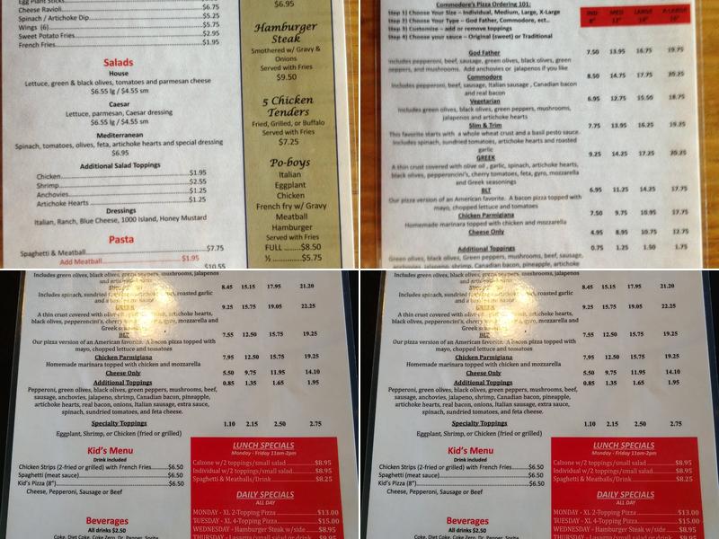 Commodore's Pizza, Hammond - Menu, Reviews (306), Photos (36 ...