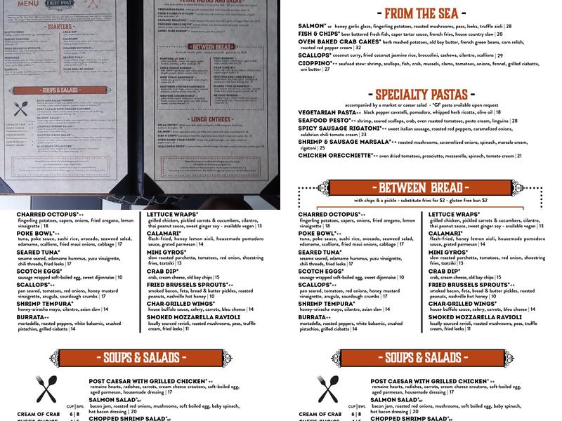 The First Post, York - Menu, Reviews (647), Photos (103) - Restaurantji