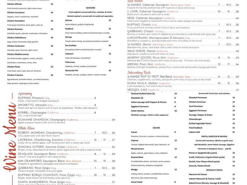 Fusilli's Cucina, Reading - Menu, Reviews (202), Photos (78) - Restaurantji