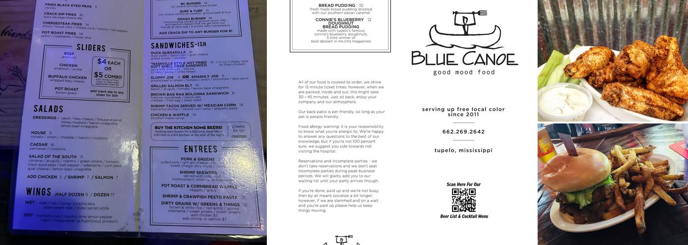 Blue Canoe, Tupelo - Menu, Reviews (344), Photos (70) - Restaurantji