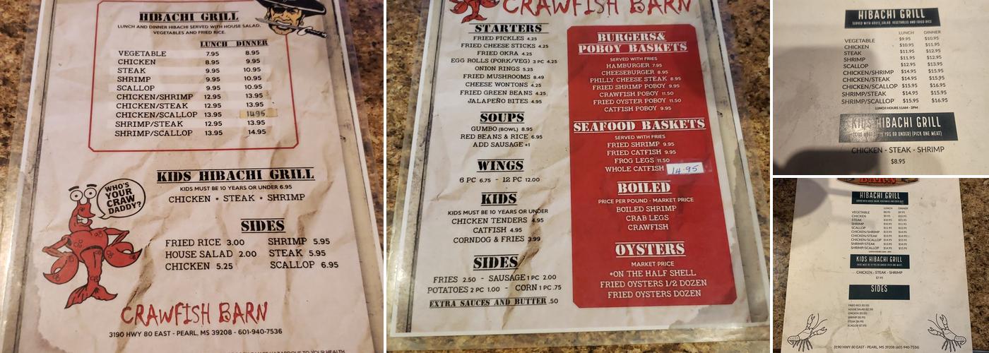 Crawfish Barn, Pearl - Menu, Reviews (240), Photos (25) - Restaurantji