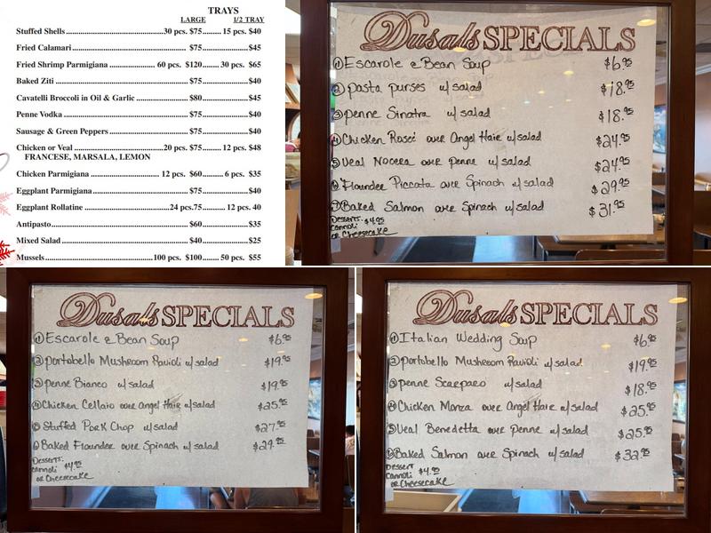 Dusal's Italian Restaurant, Freehold - Menu, Reviews (228), Photos (59 ...