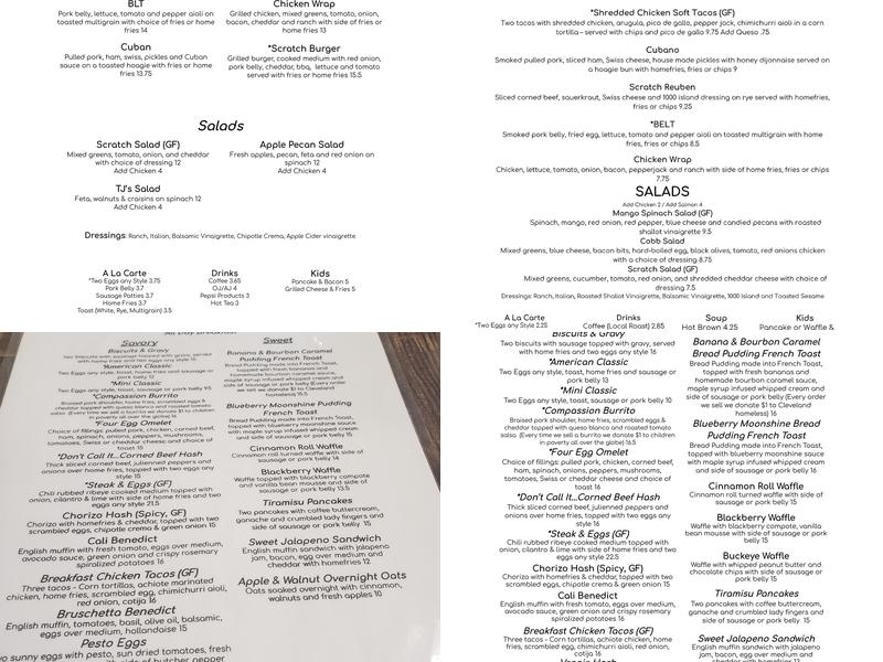 Scratch Restaurant, Independence - Menu, Reviews (415), Photos (85 ...