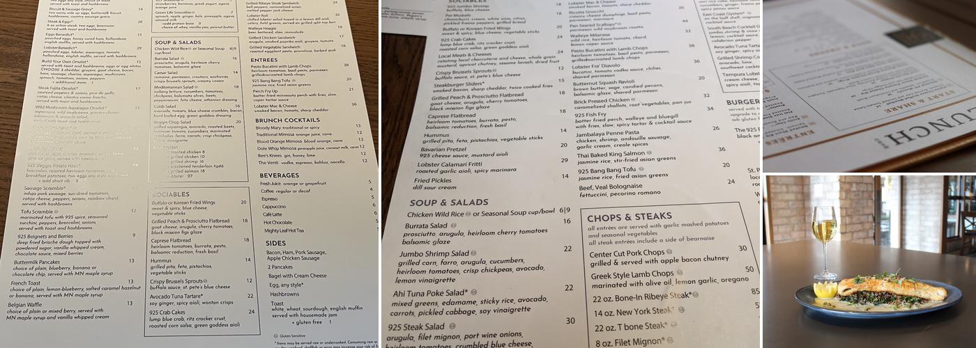 ninetwentyfive, Wayzata - Menu, Reviews (544), Photos (114) - Restaurantji