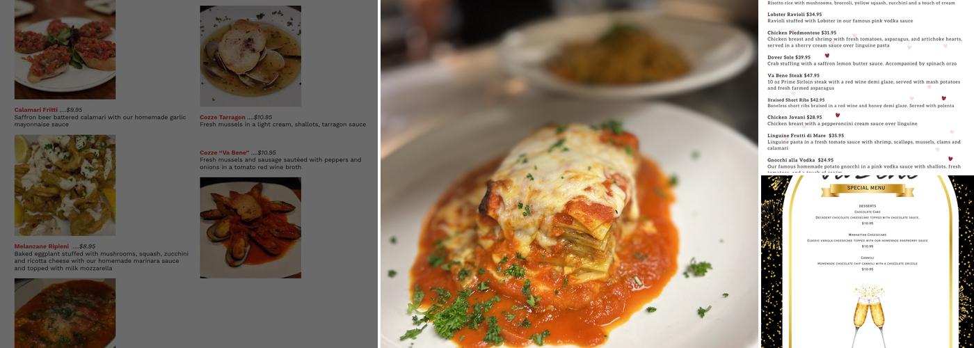 Va Bene, Phoenix - Menu, Reviews (563), Photos (65) - Restaurantji