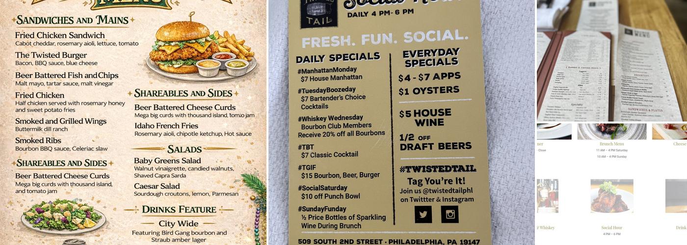 The Twisted Tail, Philadelphia - Menu, Reviews (602), Photos (61 ...
