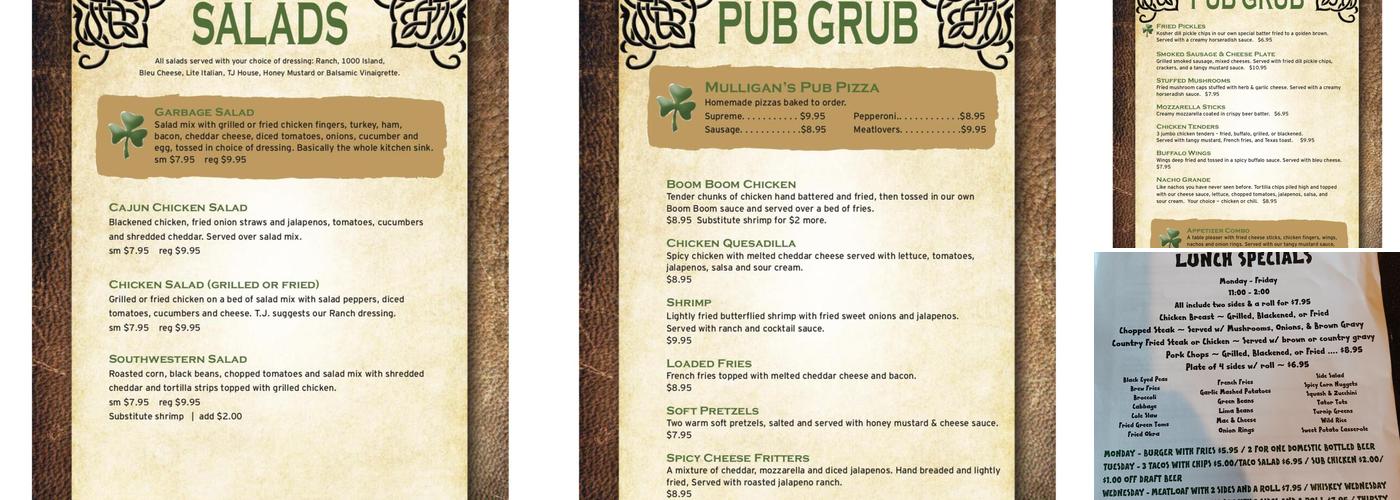 T J Mulligans, Memphis - Menu, Reviews (197), Photos (43) - Restaurantji