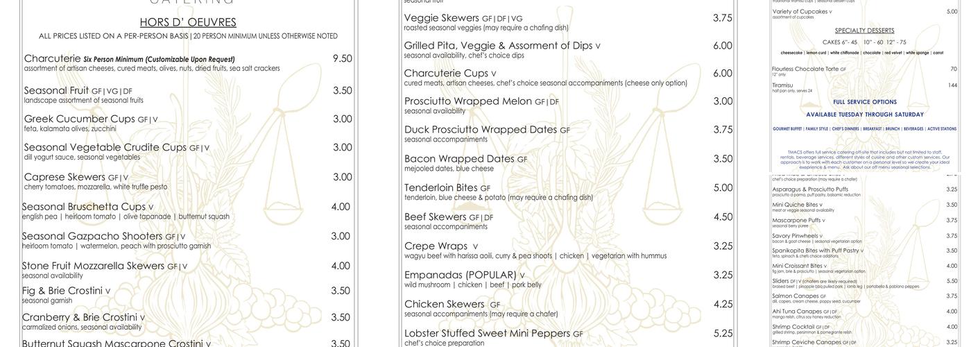 TMACS, Walla Walla - Menu, Reviews (465), Photos (84) - Restaurantji