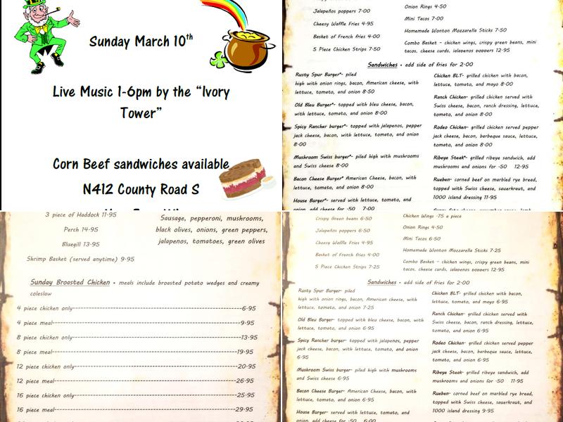 Rusty Spur Saloon, Kewaskum - Menu, Reviews (128), Photos (44 ...