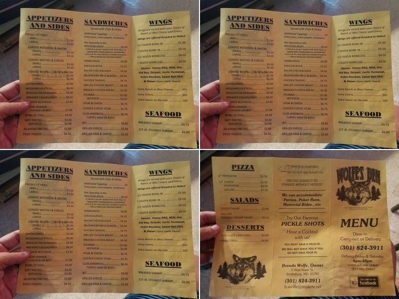 Wolfe's Den, Smithsburg - Menu, Reviews (105), Photos (33) - Restaurantji