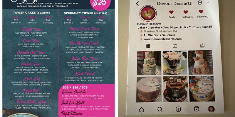 Devour Desserts Delco, Aston - Menu, Reviews (166), Photos (45 ...