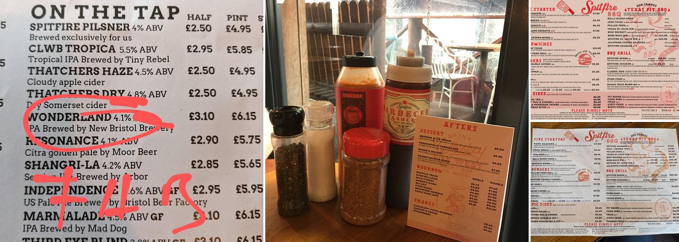 Spitfire Barbecue Bristol, Bristol BS1 5JE - Menu, Reviews (238 ...