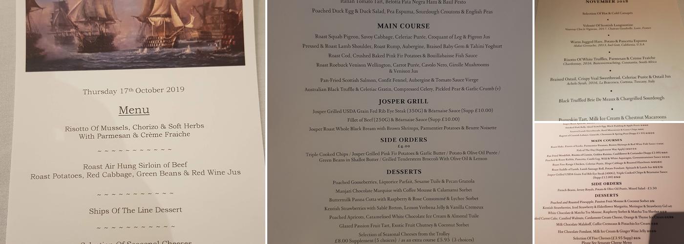 Chapter One Restaurant Orpington, Greater London BR6 8NF - Menu ...