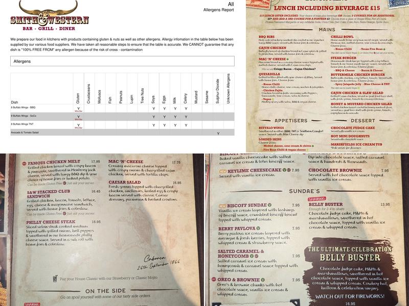 SMITH & WESTERN Chichester, West Sussex PO19 8DN - Menu, Reviews (244 ...