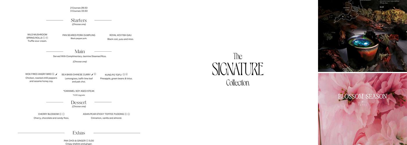 Tattu Manchester, Greater Manchester M3 3EB - Menu, Reviews (63 ...