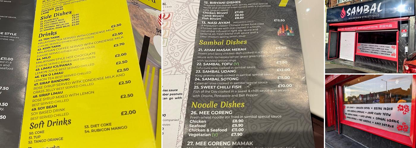 Sambal Manchester, Greater Manchester M21 8HA - Menu, Reviews (147 ...