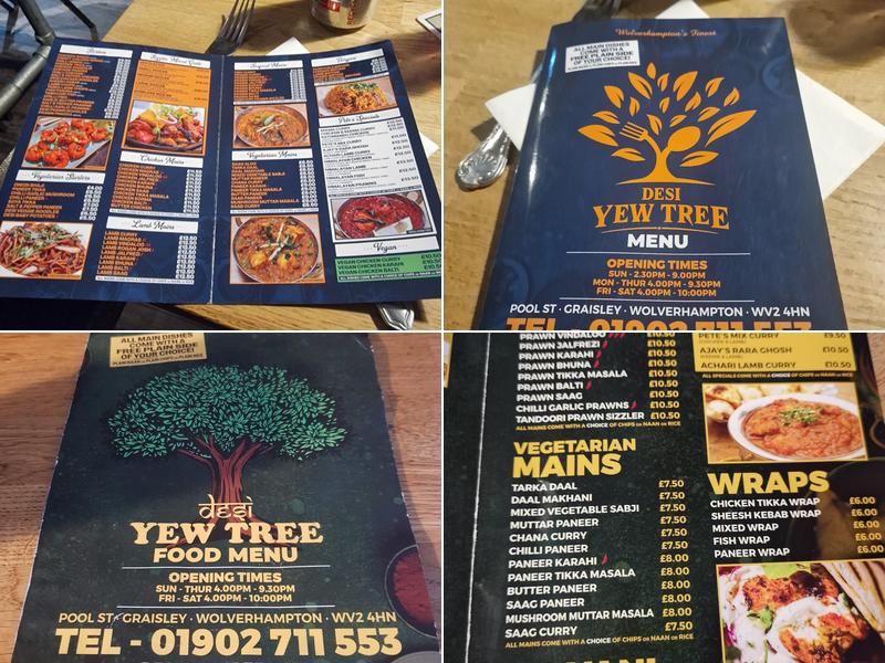 Desi Yew Tree Wolverhampton, West Midlands WV2 4HN - Menu, Reviews (151 ...