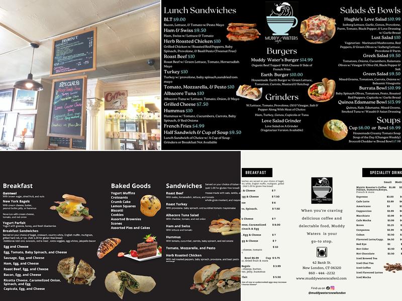 Muddy Waters Cafe, New London - Menu, Reviews (385), Photos (64 ...