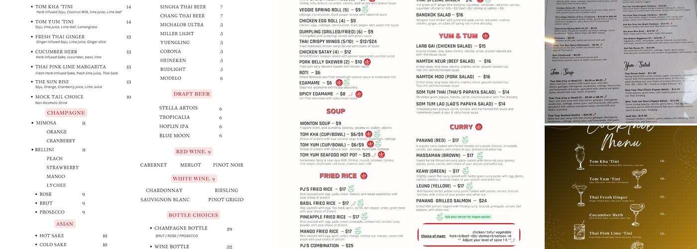PJ Thai, Savannah - Menu, Reviews (535), Photos (70) - Restaurantji