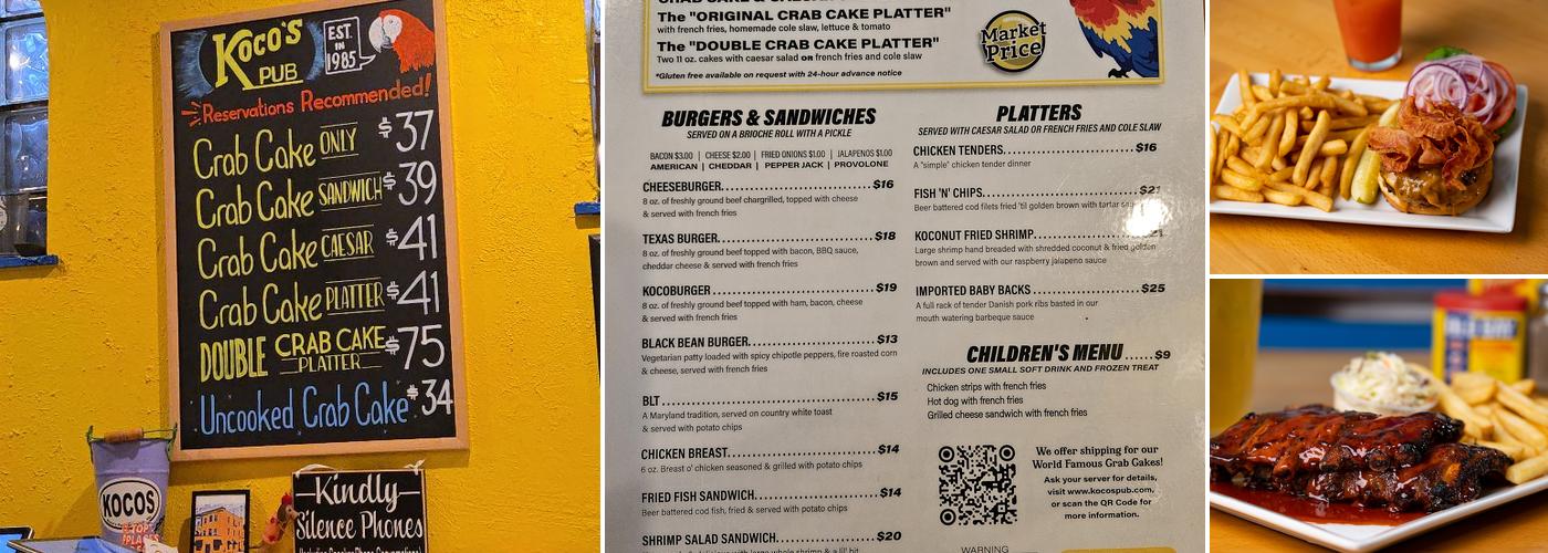 Koco's Pub, Baltimore - Menu, Reviews (643), Photos (77) - Restaurantji