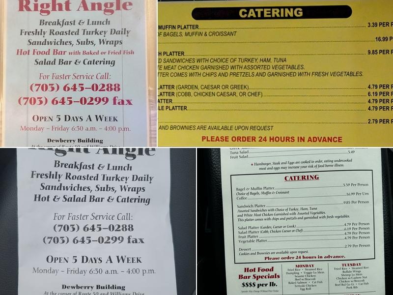 Cafe Right Angle, Fairfax - Menu, Reviews (100), Photos (39) - Restaurantji