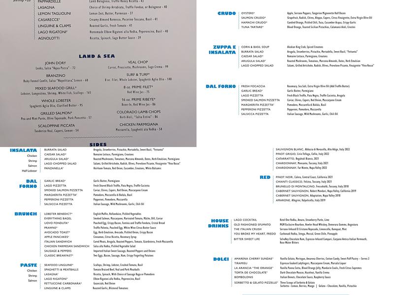Lago, Las Vegas - Menu, Reviews (1012), Photos (131) - Restaurantji
