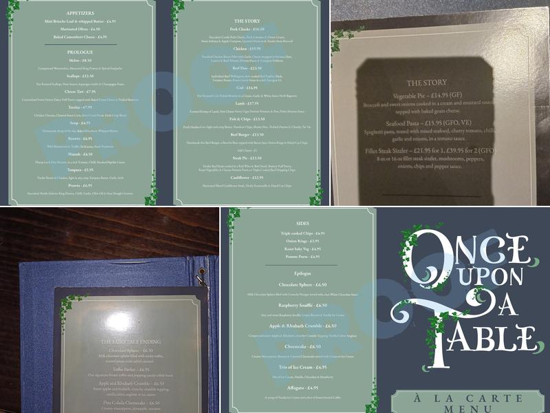 ONCE UPON A TABLE Glasgow, Scotland G74 4HX - Menu, Reviews (123 ...