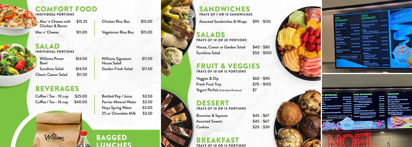 Williams Fresh Cafe, Brampton - Menu, Reviews (309), Photos (65 ...