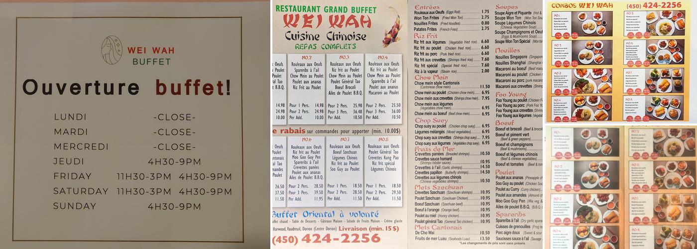 Wei Wah Buffet, Vaudreuil-Dorion - Menu, Reviews (159), Photos (39 ...