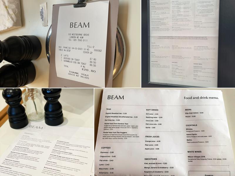 Beam London, Greater London W2 4UW - Menu, Reviews (334), Photos (22 ...