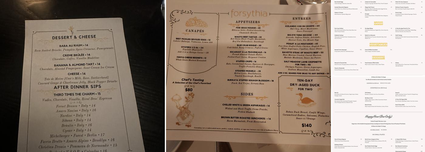Forsythia, Philadelphia - Menu, Reviews (208), Photos (77) - Restaurantji