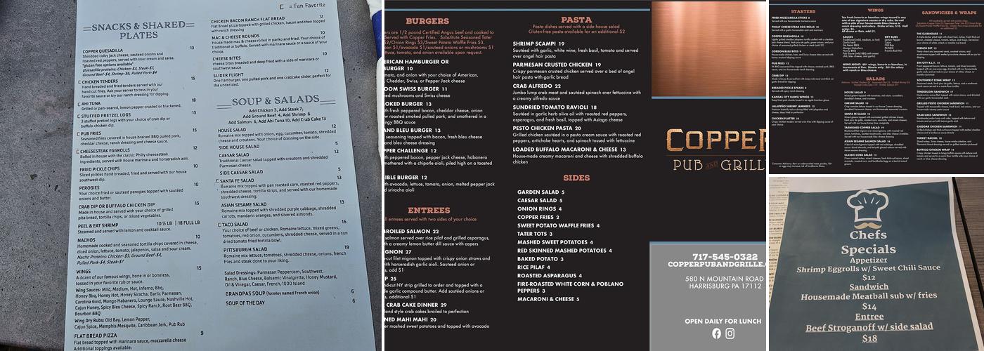 Copper Pub and Grille, Harrisburg - Menu, Reviews (264), Photos (45 ...