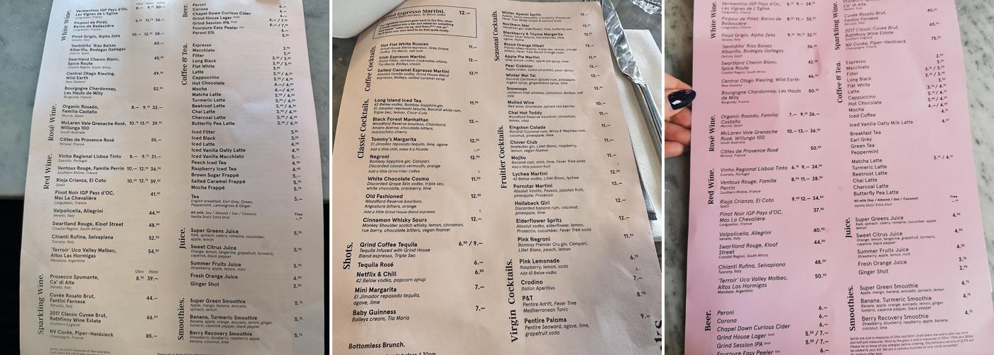 Grind London, Greater London - Menu, Reviews (130), Photos - Restaurantji