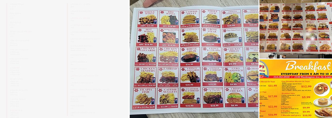 Pops Kitchen Downtown, St. Louis - Menu, Reviews (223), Photos (36 ...