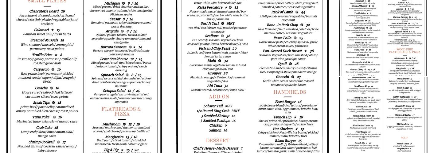 Feast, Chesterfield - Menu, Reviews (273), Photos (56) - Restaurantji