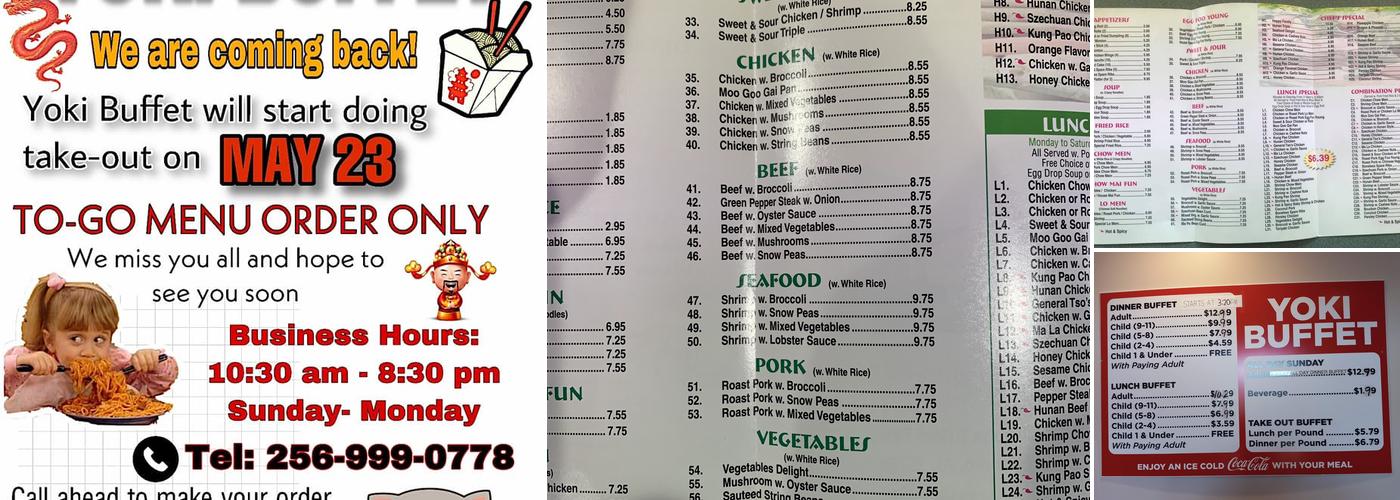 Yoki Buffet, Scottsboro - Menu, Reviews (186), Photos (28) - Restaurantji