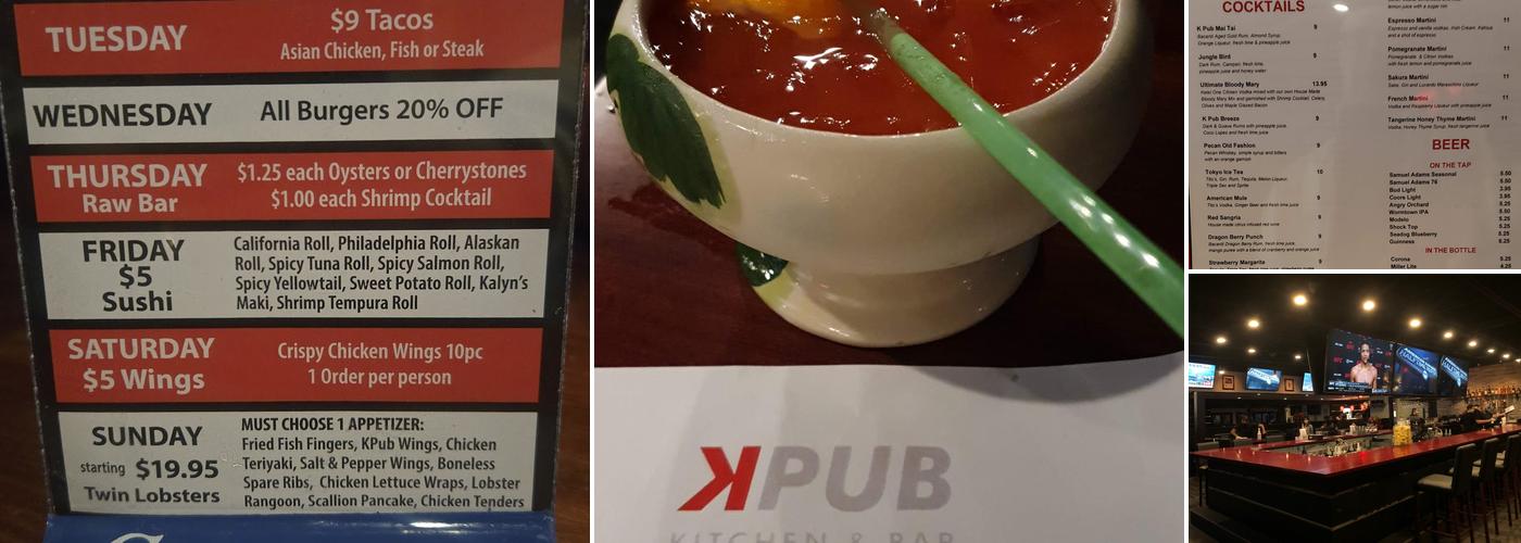 K Pub Kitchen & Bar, Saugus - Menu, Reviews (175), Photos (51 ...