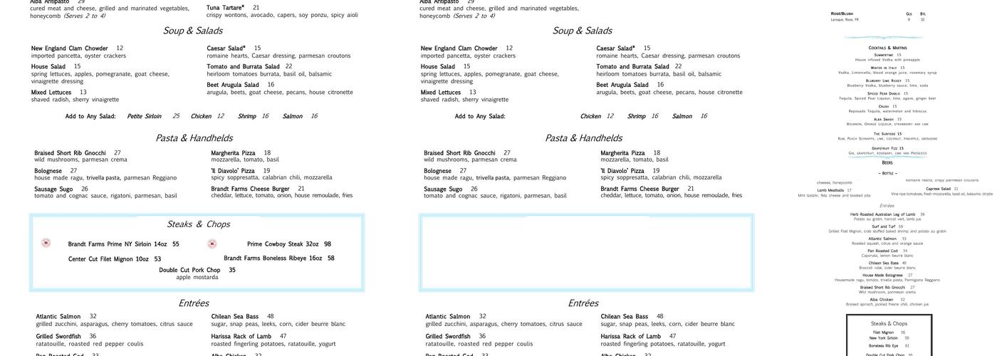 ALBA on 53, Hanover - Menu, Reviews (311), Photos (36) - Restaurantji