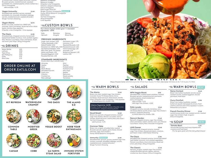 Leaf & Grain, Houston - Menu, Reviews (49), Photos (18) - Restaurantji