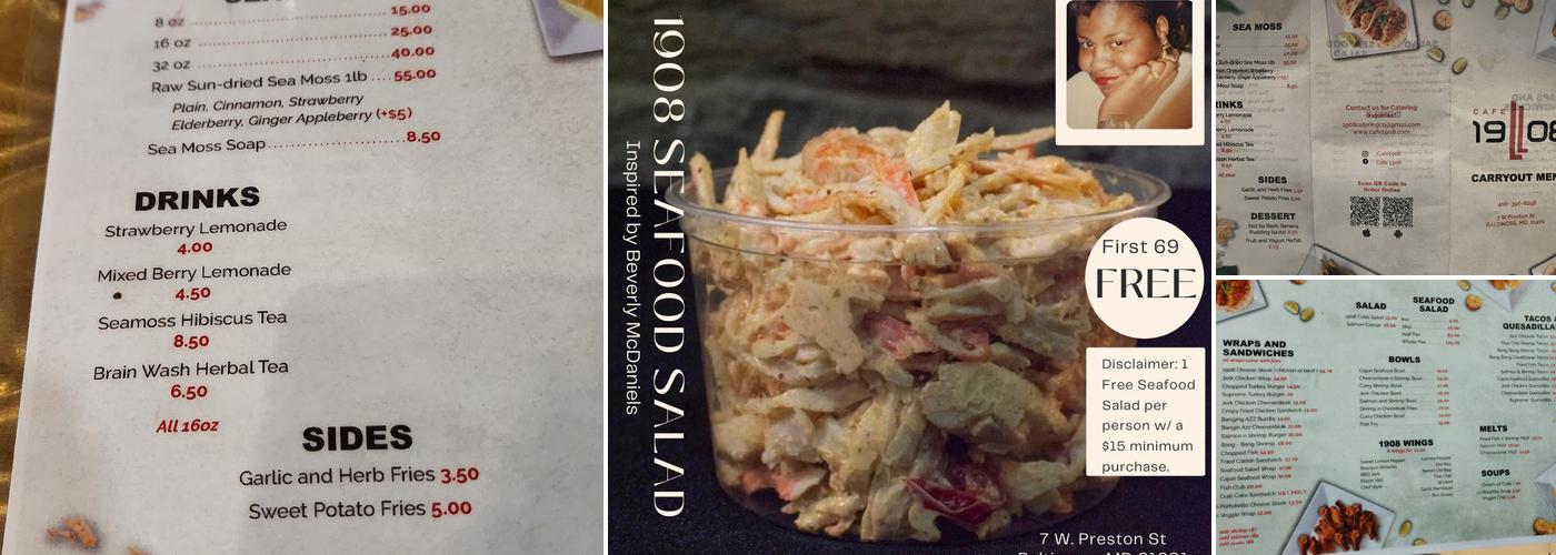 Cafe 1908, Baltimore - Menu, Reviews (214), Photos (31) - Restaurantji