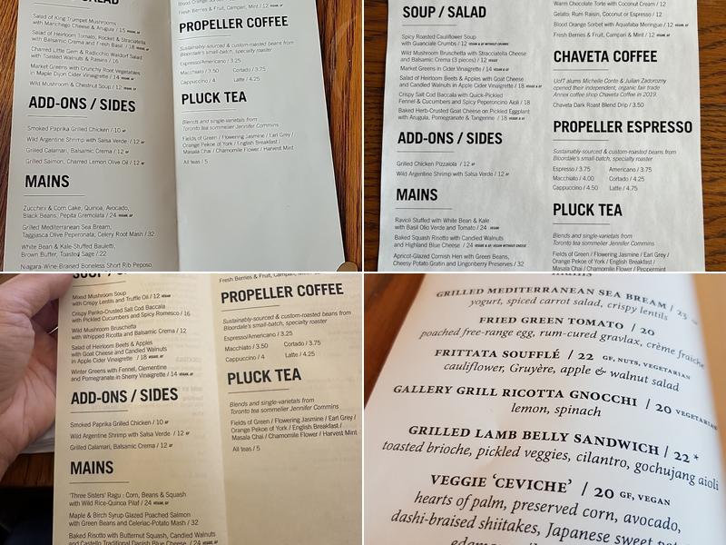 Gallery Grill, Toronto - Menu, Reviews (85), Photos (52) - Restaurantji